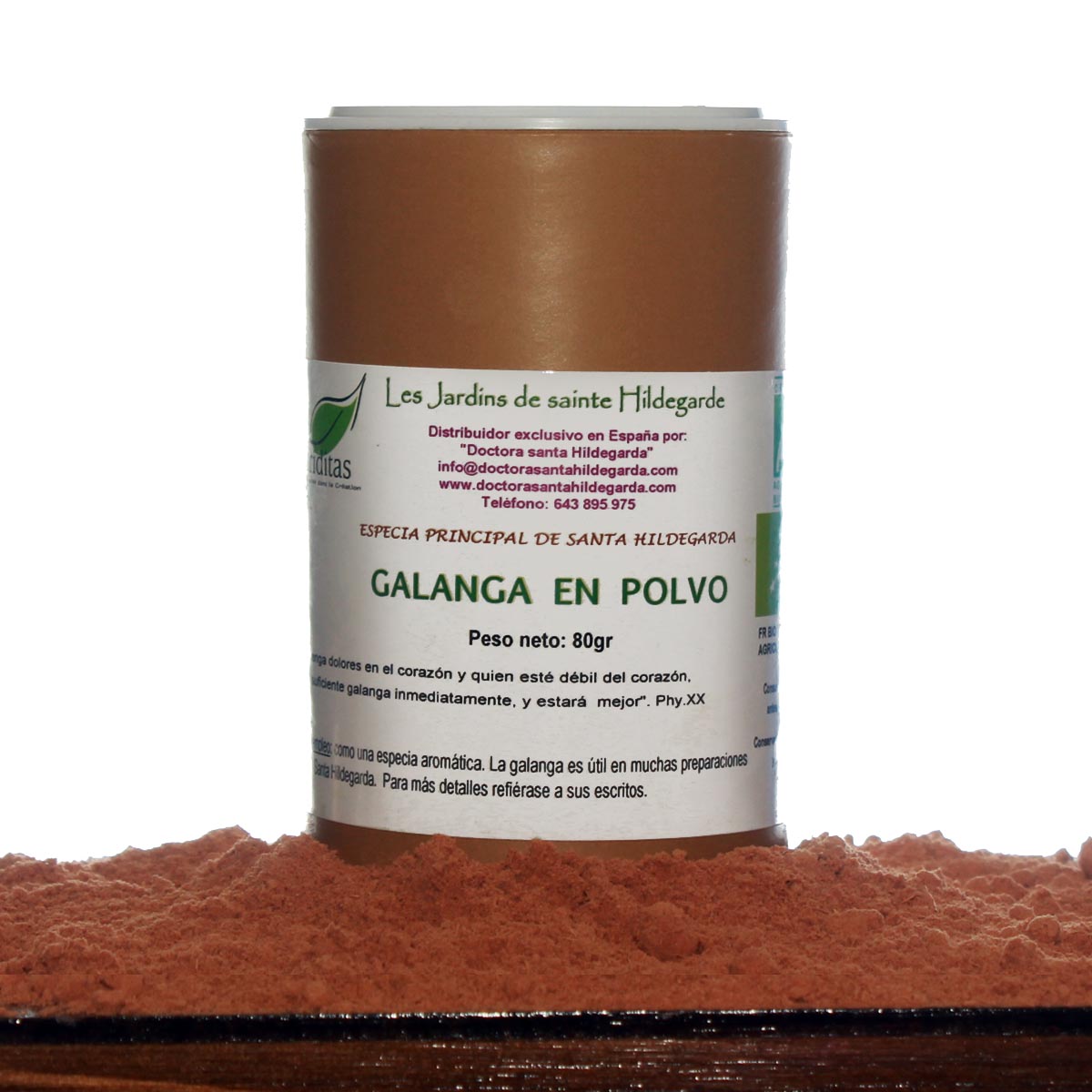Comprar Galanga en Polvo | Doctora Santa Hildegarda